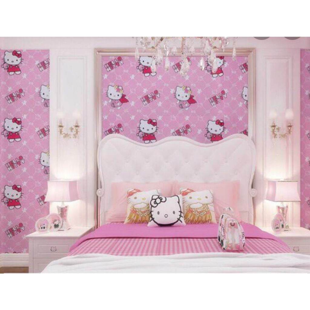 Jual WALLPAPER DINDING HELLO KITTY SAYAP | Shopee Indonesia