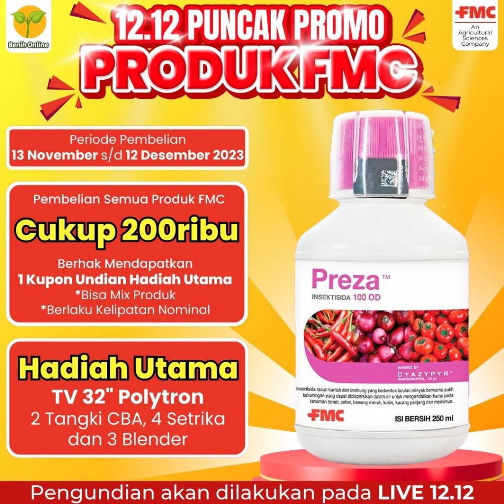 Jual INSEKTISIDA PREZA 100 OD 250 ML FMC | Shopee Indonesia