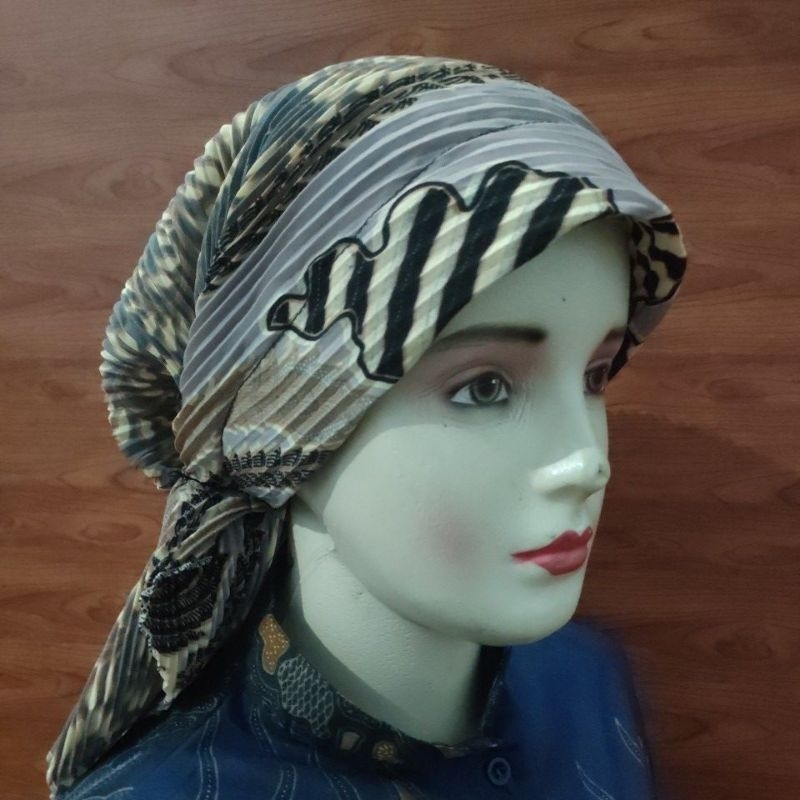 Jual Ciput Plisket Nini iket/ Kerepus Nenek Penutup Rambut Wanita ...