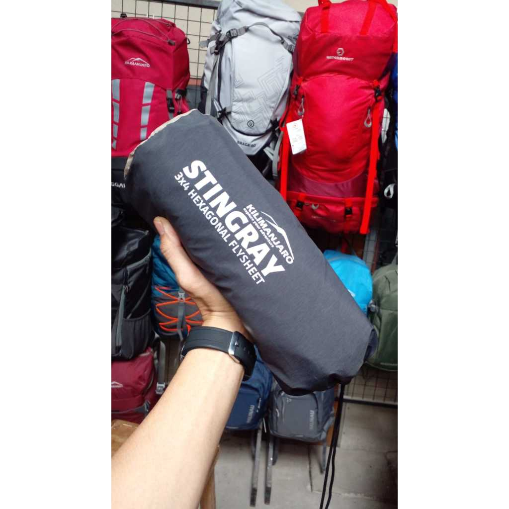 Jual Paket Flysheet Hexagon Kilimanjaro Stingray 3x4 M Hexagonal plus ...