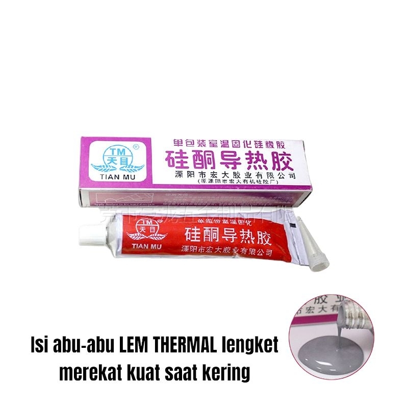 Jual Tian mu lem thermal silicon/Tianmu thermal grease | Shopee Indonesia
