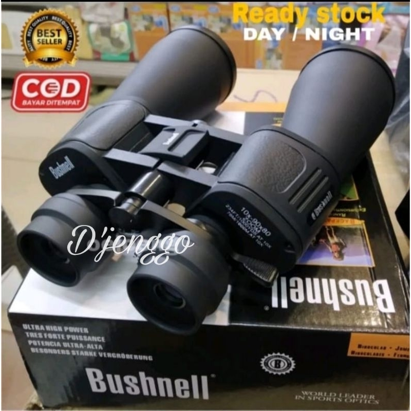 Jual Teropong Binoculars Bushnell 10-90x80 ZOOM In & Out Siang Malam ...