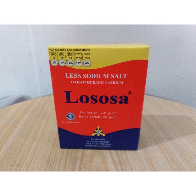 Jual LOSOSA GARAM SEHAT 250 gram GARAM RENDAH NATRIUM SODIUM ORIGINAL ...