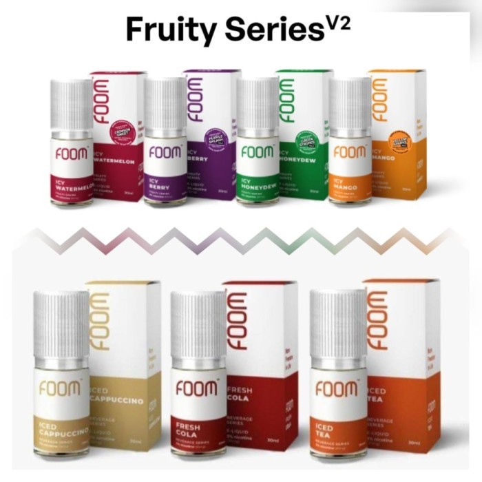 Jual LIQUID FOOMM FRUITY SERIES V2 30ML 30MG | Shopee Indonesia
