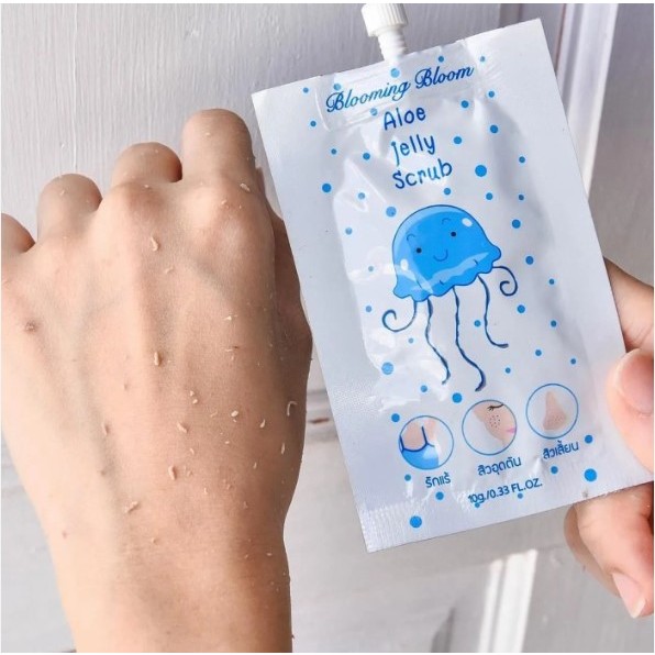 Jual BLOOMING BLOOM ALOE JELLY SCRUB SACHET 10ML | Shopee Indonesia