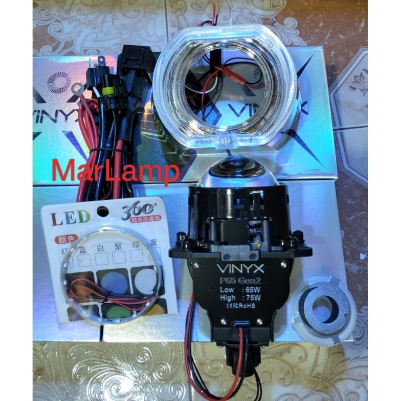 Jual Paket Kumplit BiLED Vinyx P65 65Watt 1 Sett | Shopee Indonesia
