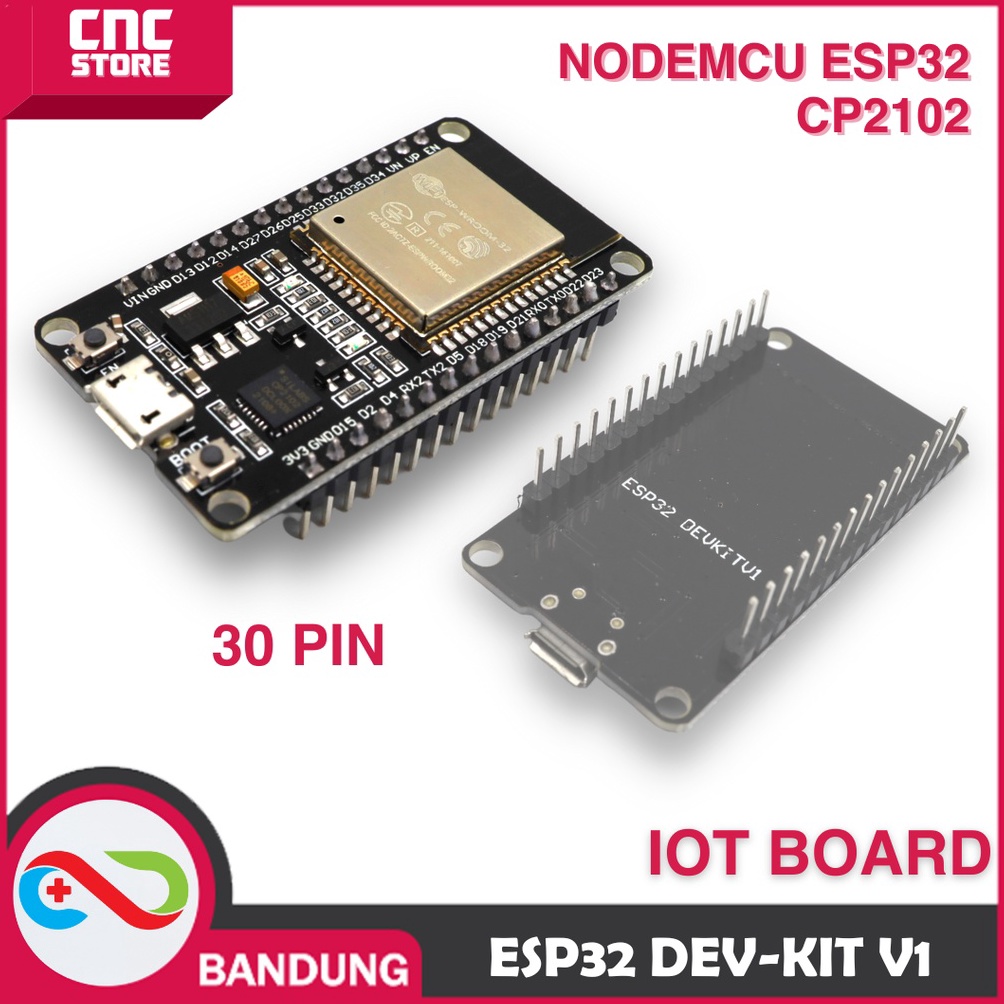 Jual Produk Premium.. ESP32 DOIT WIFI BLUETOOTH IOT ESP-32S DEVELOPMENT ...