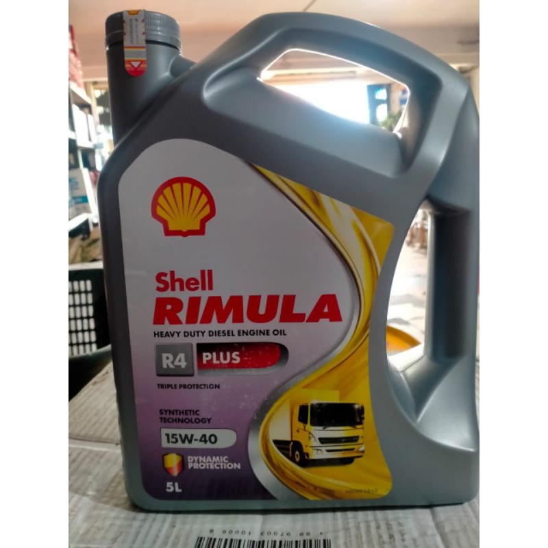 Jual OLI SHELL RIMULA R4X SAE 15w-40 ( 5 Liter ) -OLI MESIN DIESEL ...