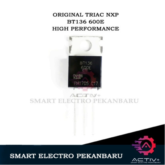 Jual ORIGINAL BT136-600E / BT136-600D TO-220 TRIAC NXP SEMICONDUCTOR ...