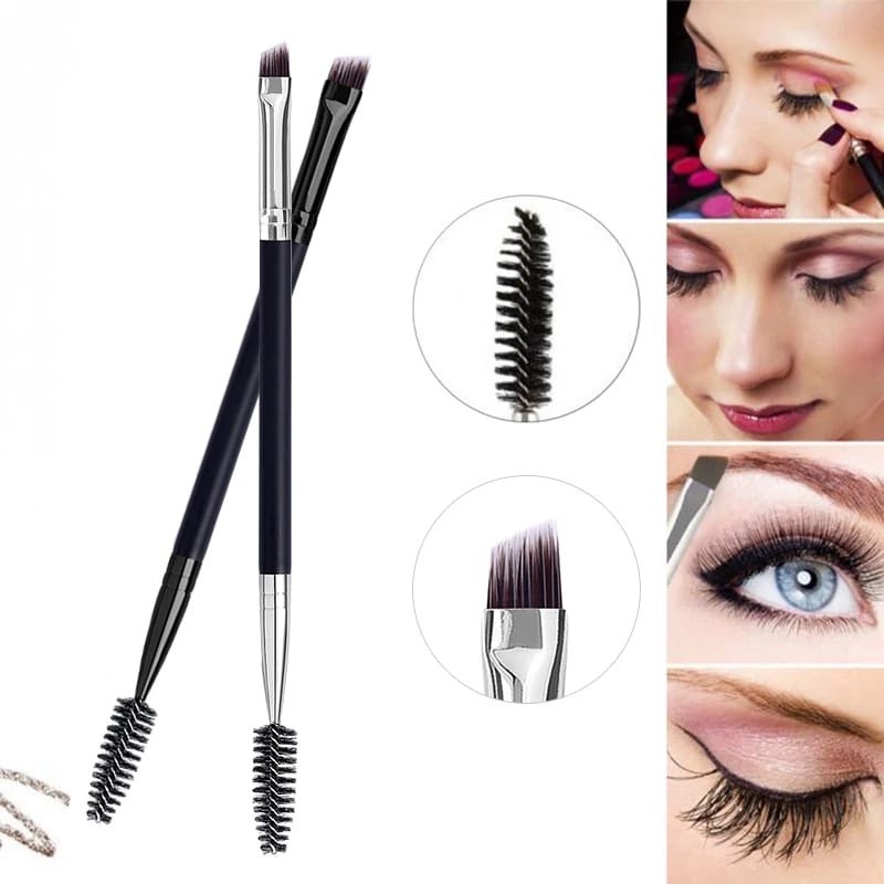 Jual Kuas Alis 2in1 Eyebrow Brush Sikat + Bulu Kuas Make Up / 2 IN 1 ...