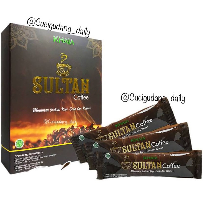 Jual KHAIA SULTAN COFFEE KOPI KHAIA SULTAN 100% ORIGINAL | Shopee Indonesia