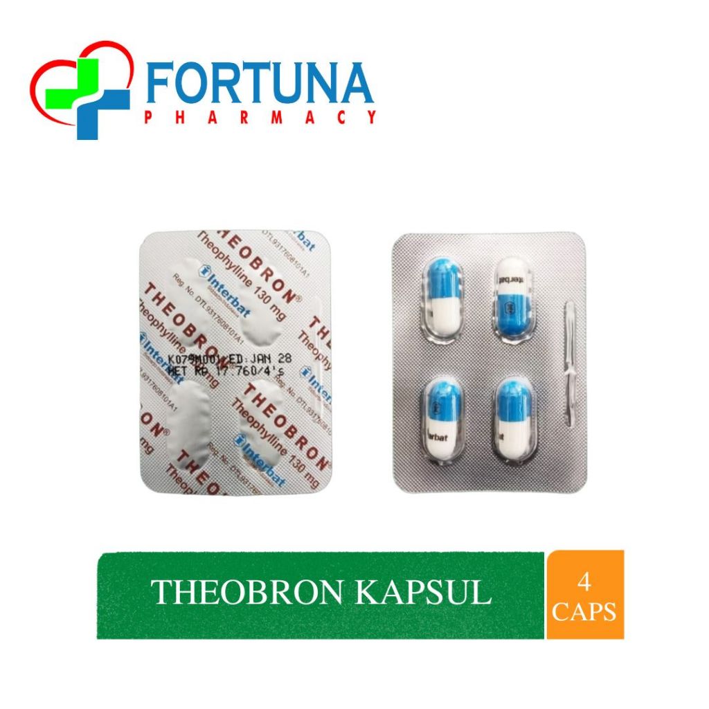 Jual THEOBRON 130 MG STRIP 4 KAPSUL | Shopee Indonesia