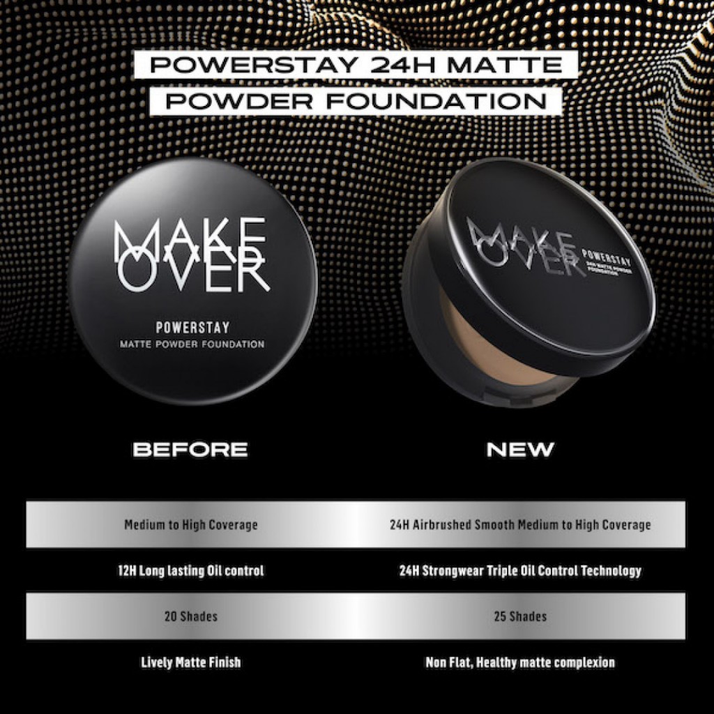Jual Make Over Powerstay Matte Powder Foundation 24H 10 gr | Shopee ...