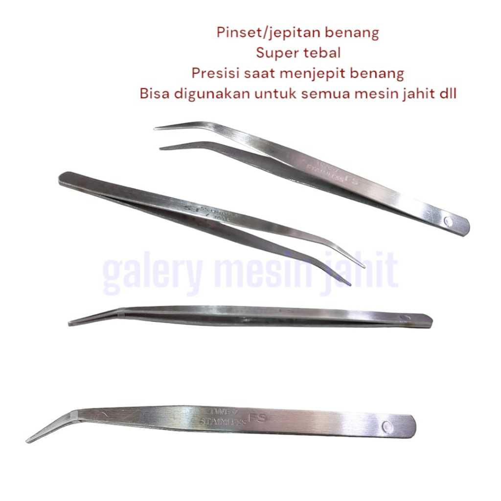 Jual alat jahit - pinset mesin obras / penjepit benang mesin jahit ...