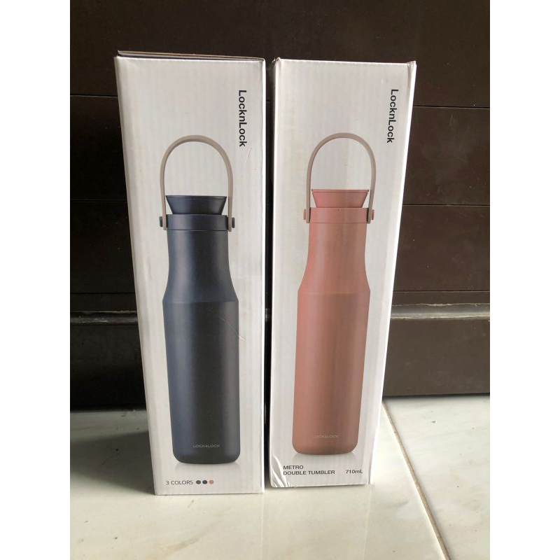 Jual LocknLock Metro Double Tumbler 710ml - LHC4203 lock&lock lock dan lock pink navy | Shopee ...