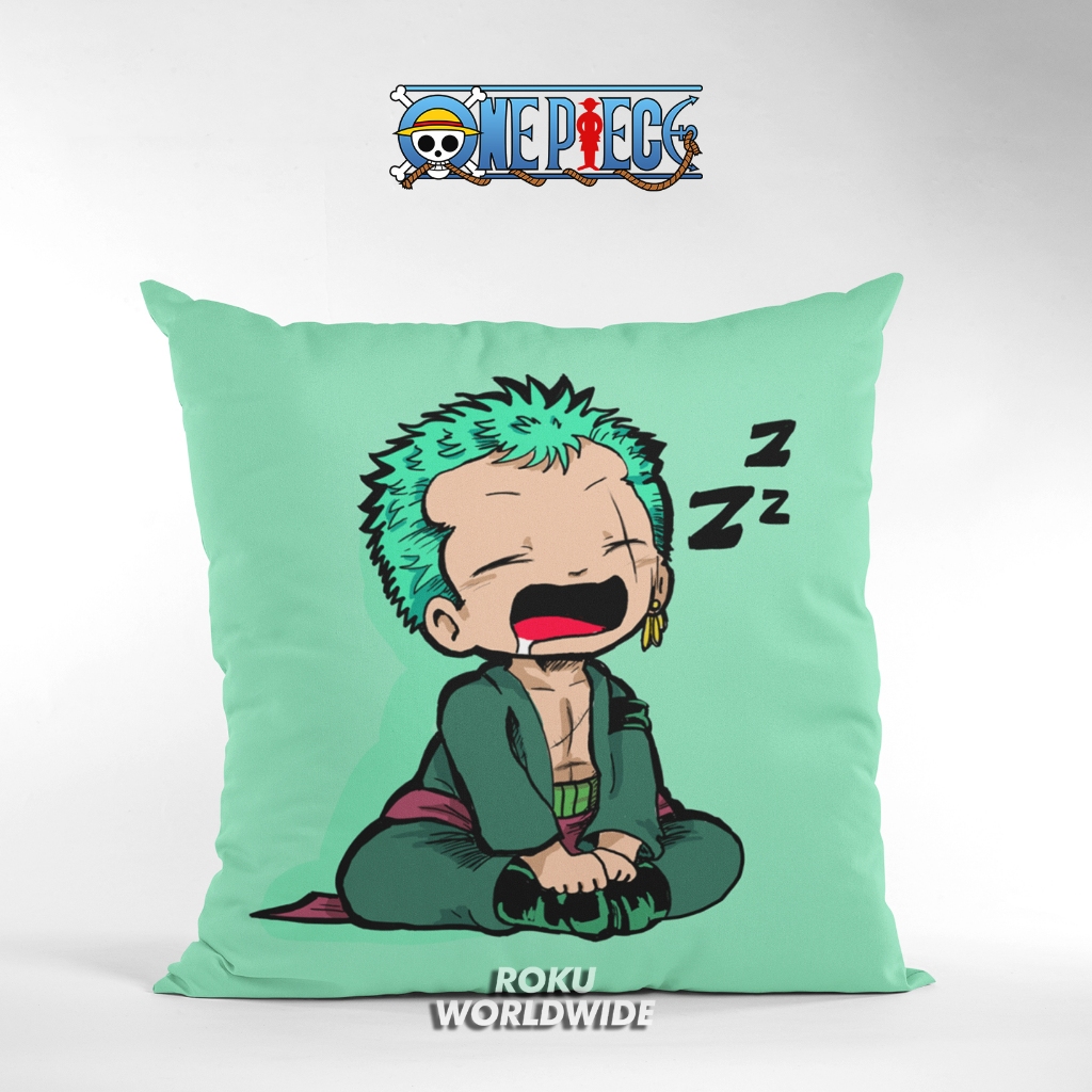 Jual Roku Worldwide Bantal Sofa Karakter Anime One Piece Luffy Zoro ...