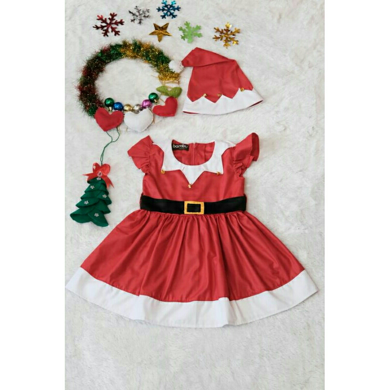Jual Dress Kostum Santa Girl / Kostum Baju Santa Untuk Perempuan ...