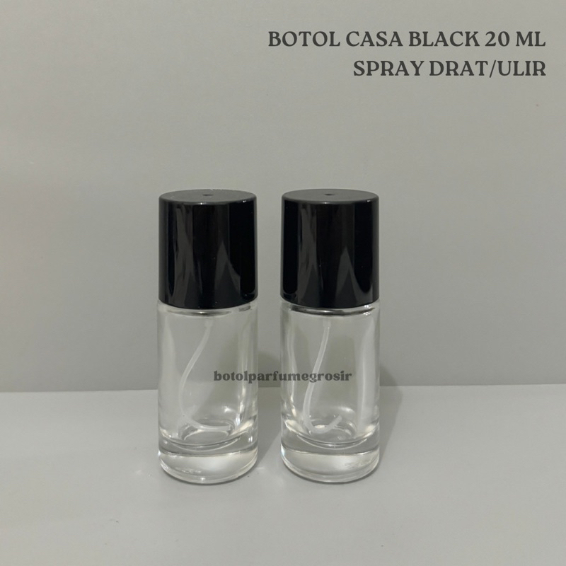 Jual BOTOL CASA BLACK 20ML DRAT | Shopee Indonesia