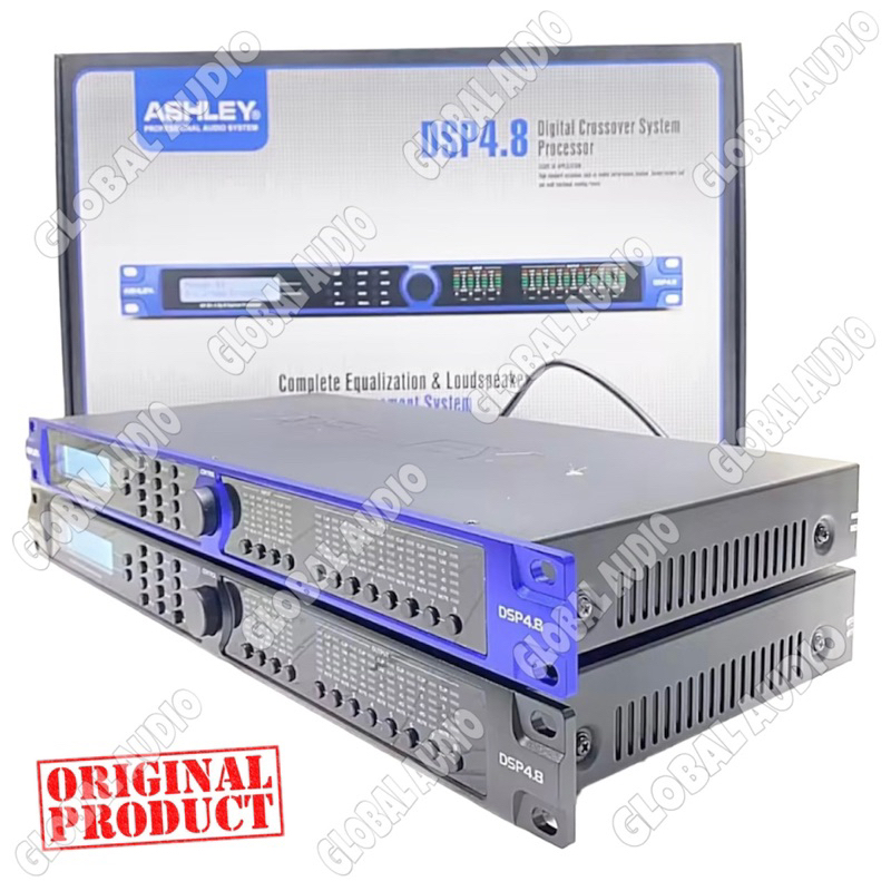 Jual Speaker Managemet Ashley DSP 4.8 ORIGINAL 4 Input 8 Output Stereo Management Dsp4.8 4way ...