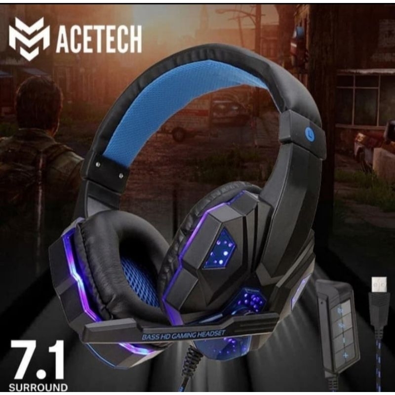 Jual Acetech Champion Gaming Headphone | Shopee Indonesia