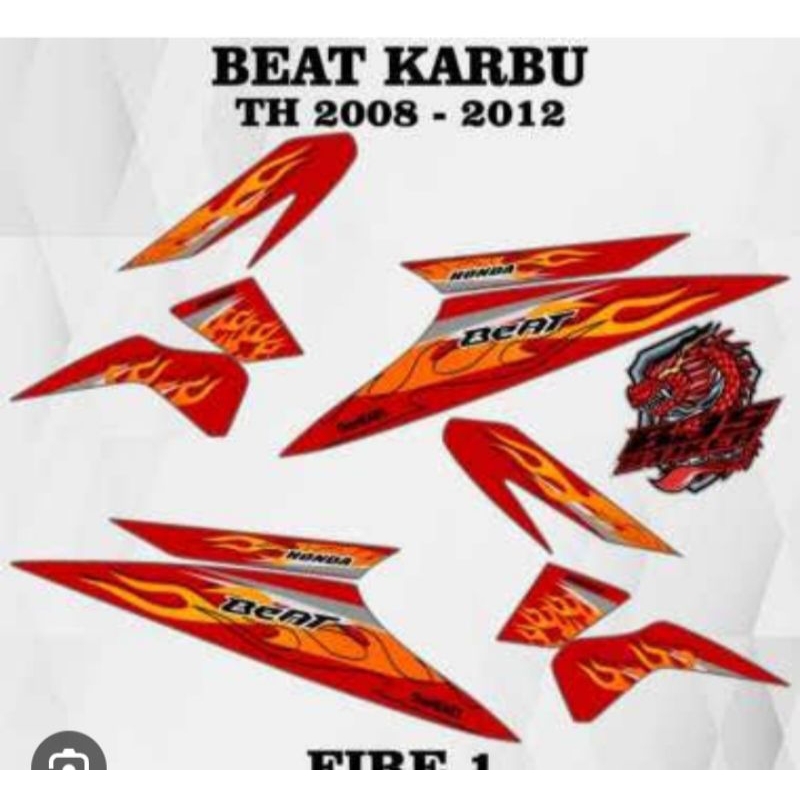 Jual logo/ stiker beat karbu | Shopee Indonesia