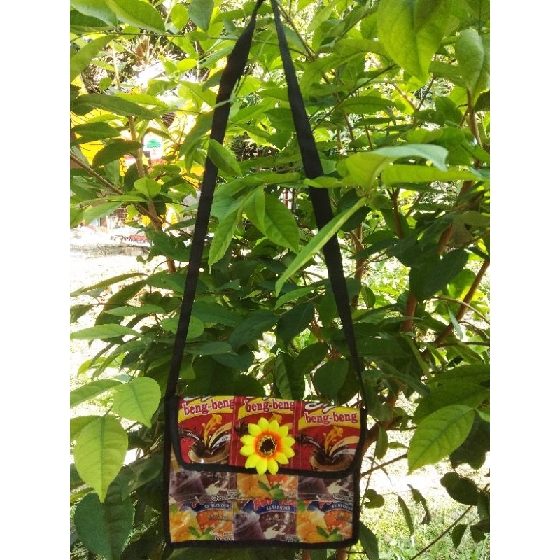 Jual prakarya dari barang bekas/tas daur ulang kemasan plastik | Shopee ...