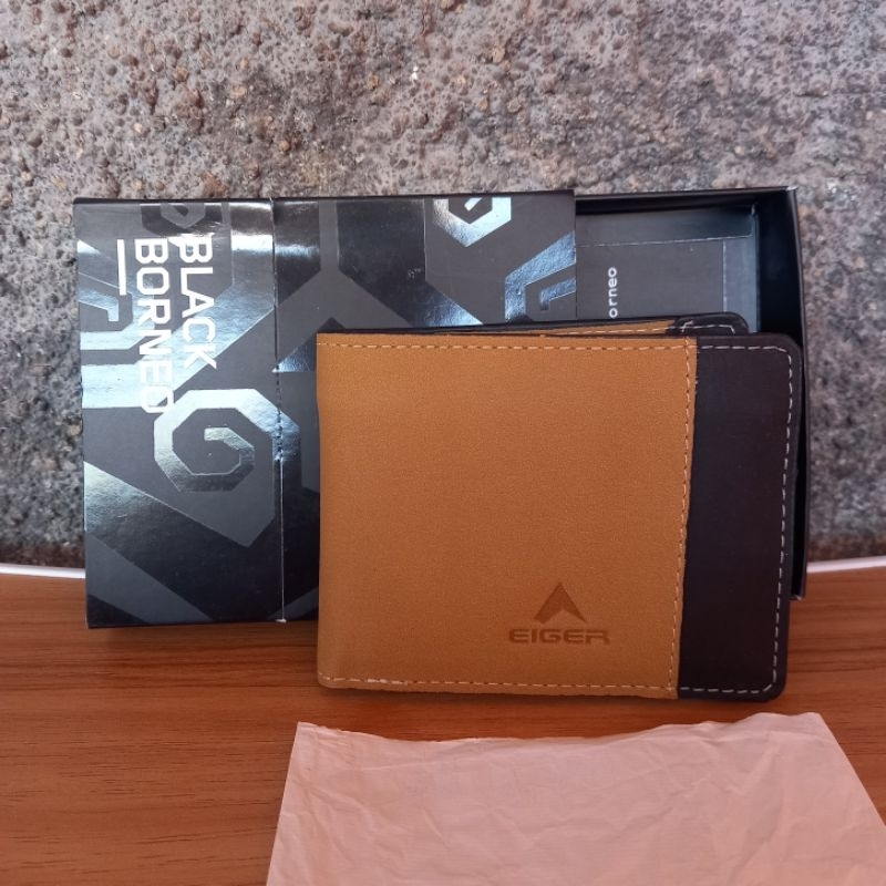 Jual EIGER BORNEO WALLET (BROWN) | Shopee Indonesia