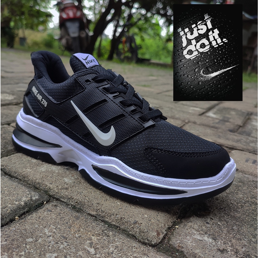 Jual PROMO COD !!! Sepatu Sneakers Pria hitam Putih Sepatu Sekolah ...