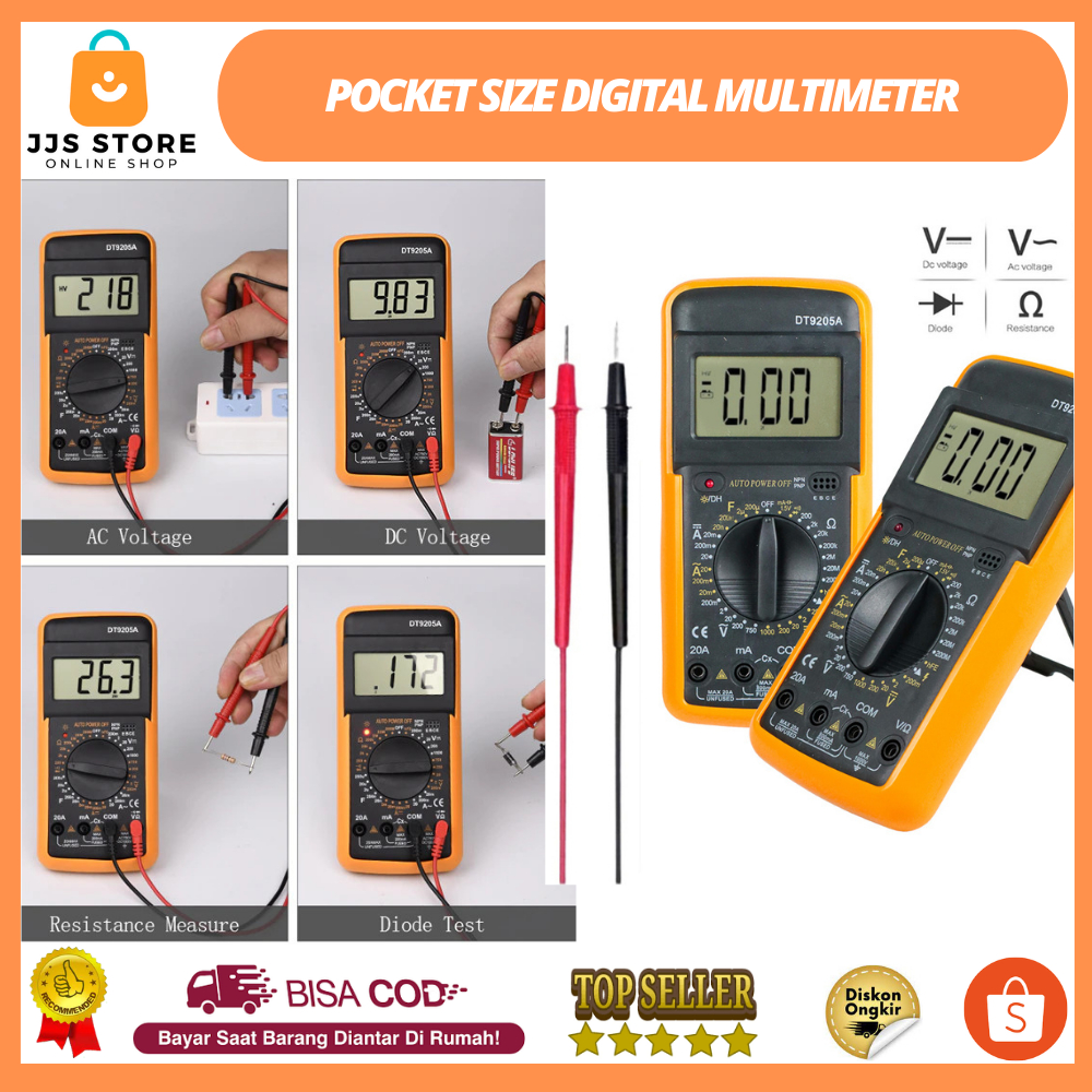 Jual Alat Pengukur Arus AC DC / Digital Multimeter / Avometer ...