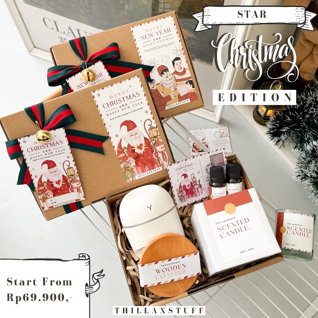 Jual [ STAR ] HAMPERS NATAL KADO NATAL MERRY CHRISTMAS GIFT BOX PARSEL ...