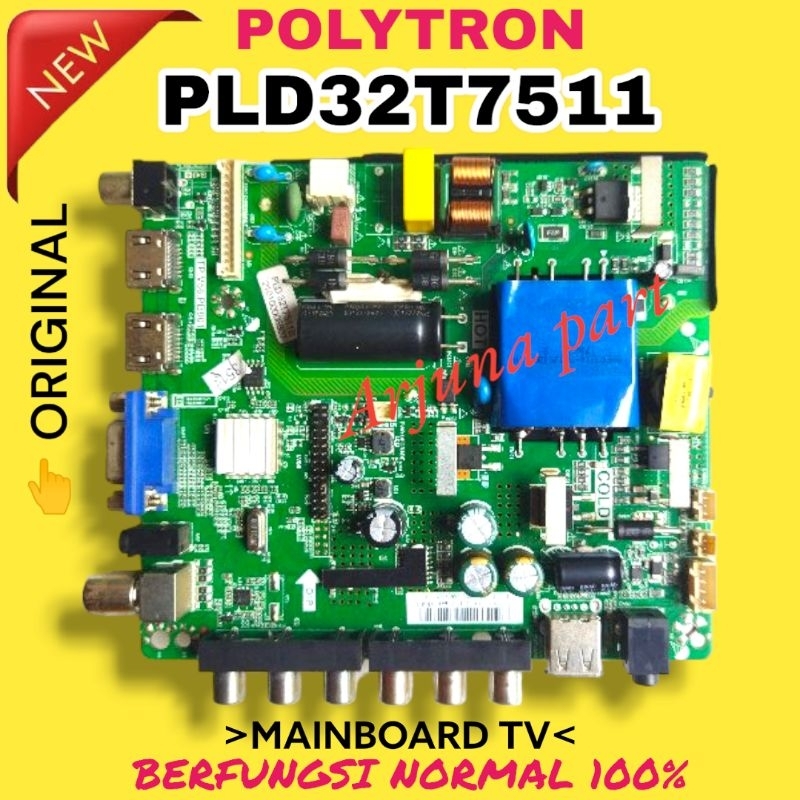 Jual MB TV POLYTRON PLD32T7511 / MAINBOARD TV POLYTRON PLD32T7511B / MESIN TV POLYTRON ...