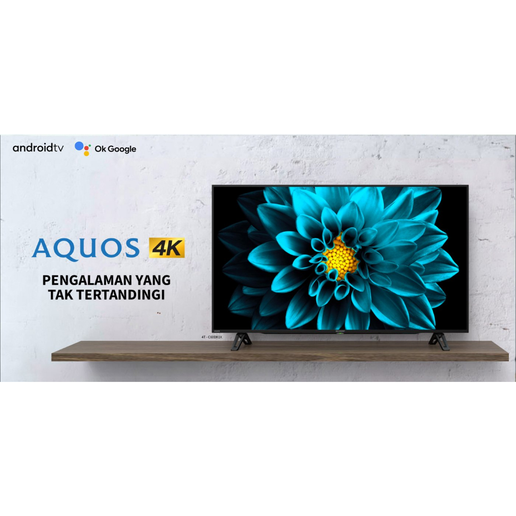 Jual SHARP Smart Android TV 60 Inch 4K Ultra-HDR 4T-C60DK1X | Shopee ...