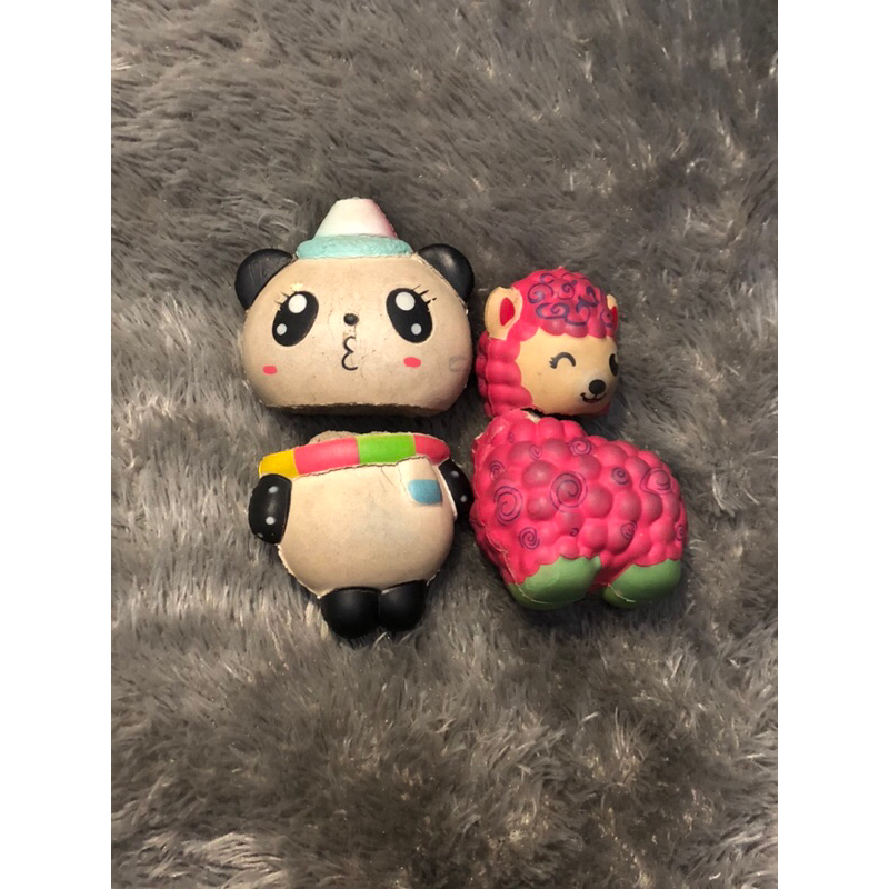 Jual (bekas/crack) panda & sheep squishy | Shopee Indonesia