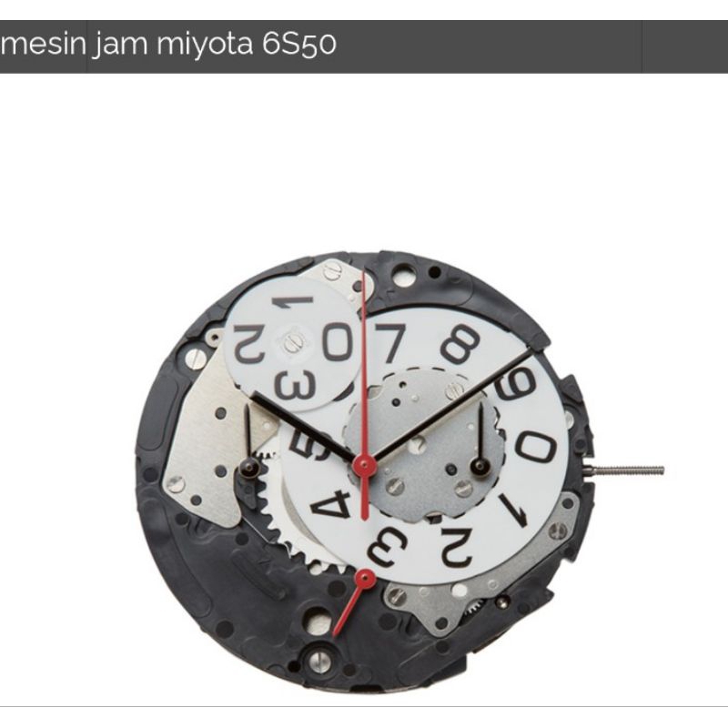 Jual Mesin Jam Tangan Miyota 6S50 6S 50 Chrono Original | Shopee Indonesia