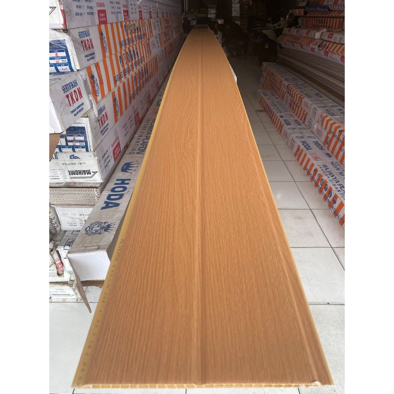 Jual Plafon Pvc Doff Serat kayu coklat Muda AV1008B | Shopee Indonesia