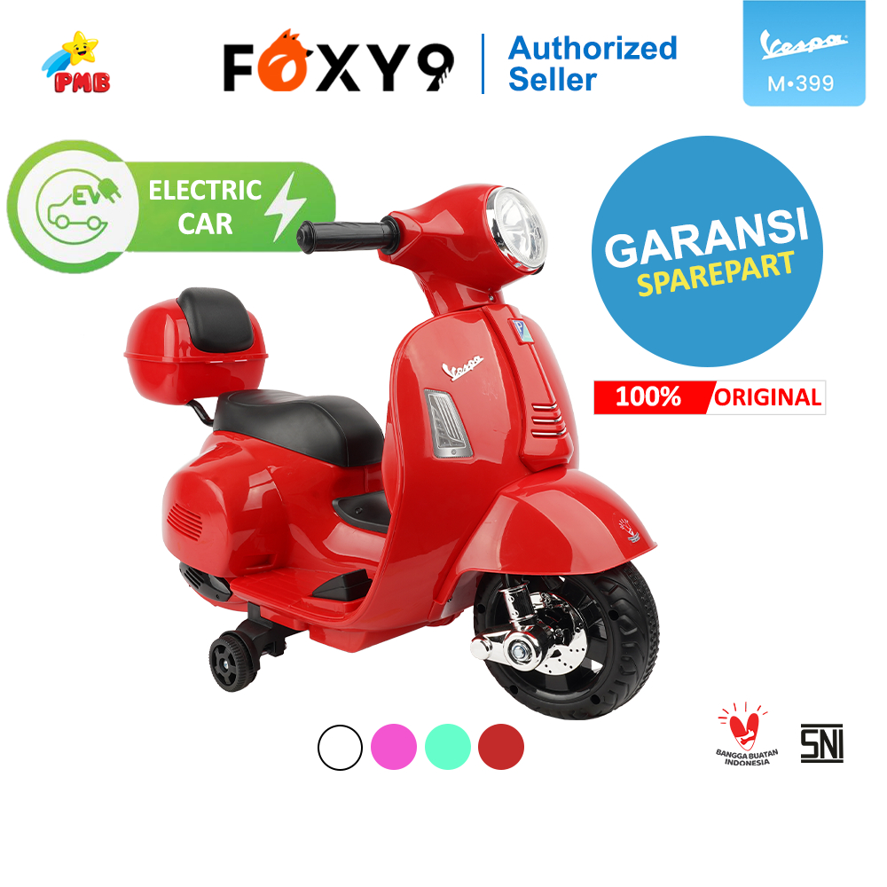 Jual Motor Aki Anak Besar PMB M399 VESPA MATIC Mainan Motor Anak ...