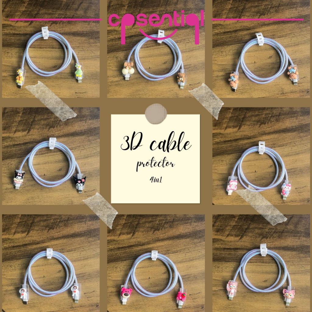 Jual [PROMO] COD 4in1 Pelindung Kabel Charger / Kabel Case | Cable ...