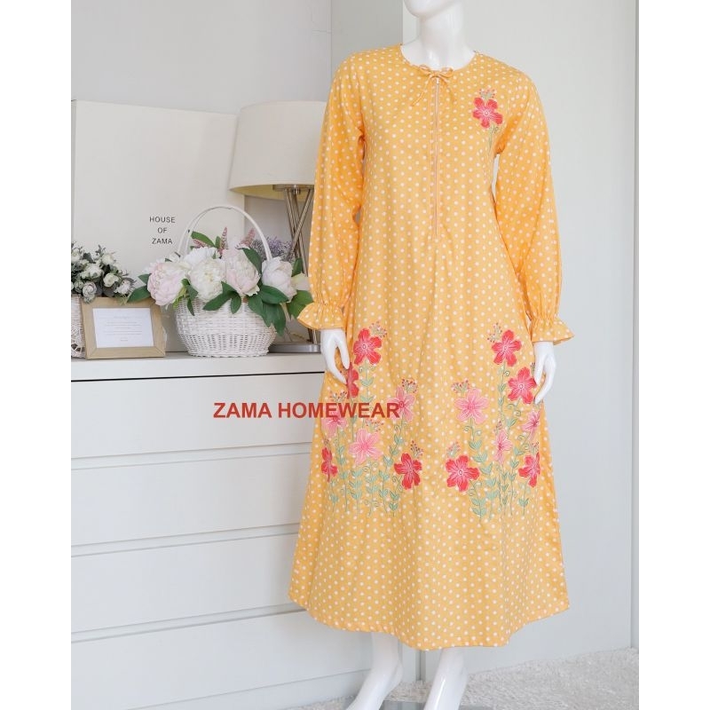 Jual ZAMA | Daster Panjang Model A Bordir Khas Malang | Shopee Indonesia