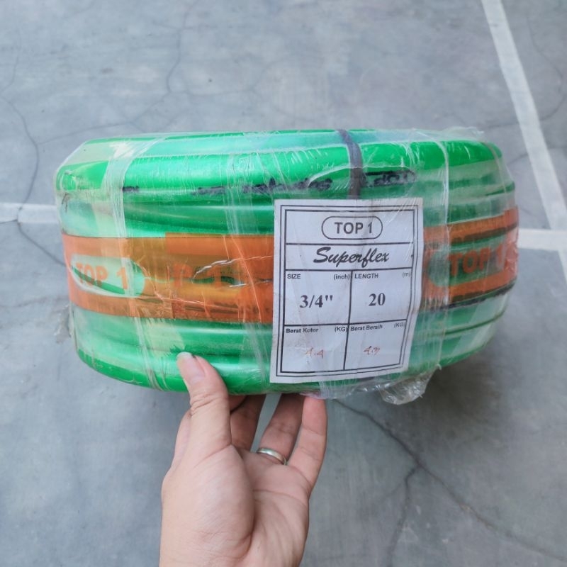 Jual Selang Superflex 3/4 Tebal Kemasan 20 meter | Shopee Indonesia