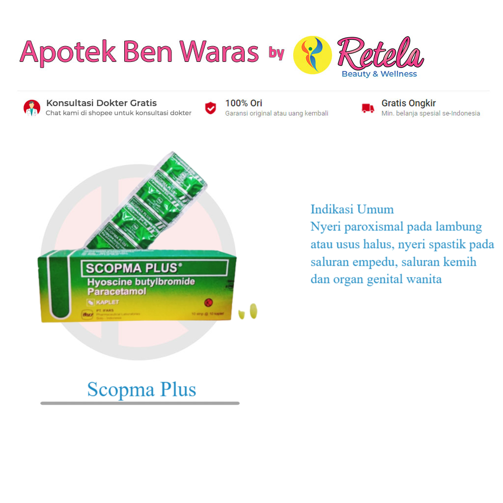 Jual Scopma Plus 1 Box 100 Kaplet | Shopee Indonesia