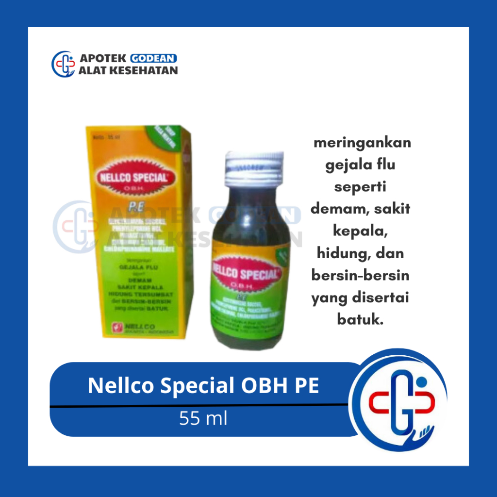 Jual NELLCO SPECIAL NELCO SPESIAL 55ML OBAT BATUK PILEK DAN DEMAM ANAK ...