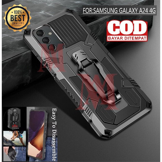 Jual Samsung Galaxy A24 4G Case Standing Back Klip Hard Case Robot Clip ...