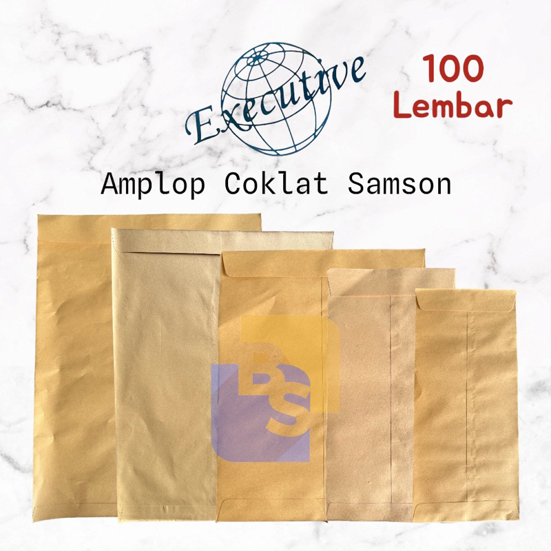Jual AMPLOP COKLAT SAMSON ISI 100 LEMBAR/ AMPLOP COKLAT | Shopee Indonesia