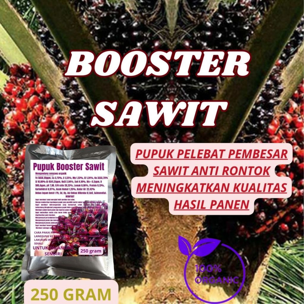 Jual Pupuk Booster Sawit / Pelebat Buah dan Anti Rontok /Pupuk Sawit Agar Cepat Berbuah Lebat ...