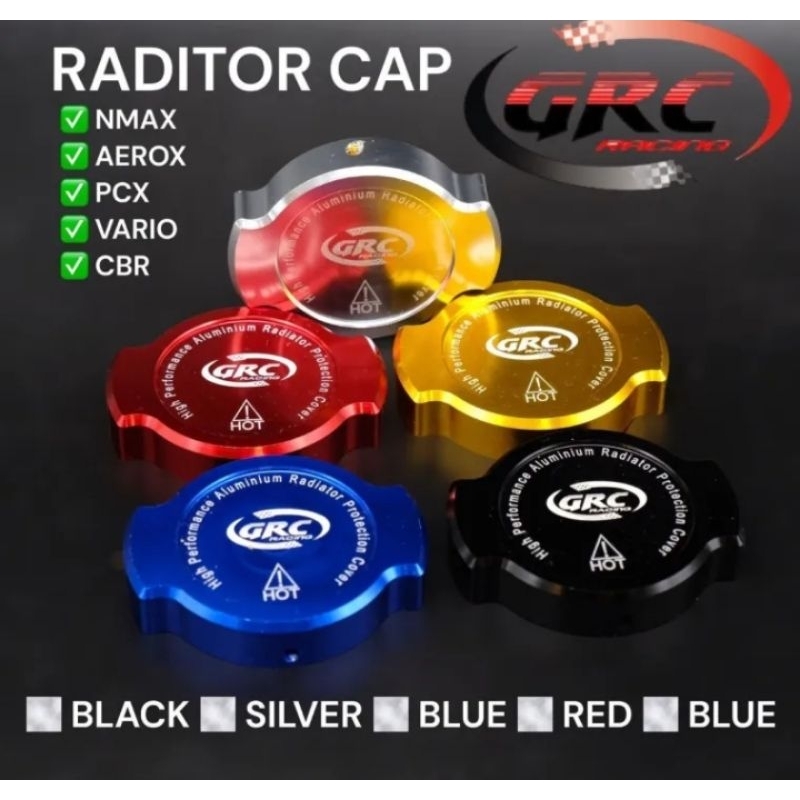 Jual Radiator Cap Tutup Cover Radiator import GRC CNC Vario Pcx Nmax ...