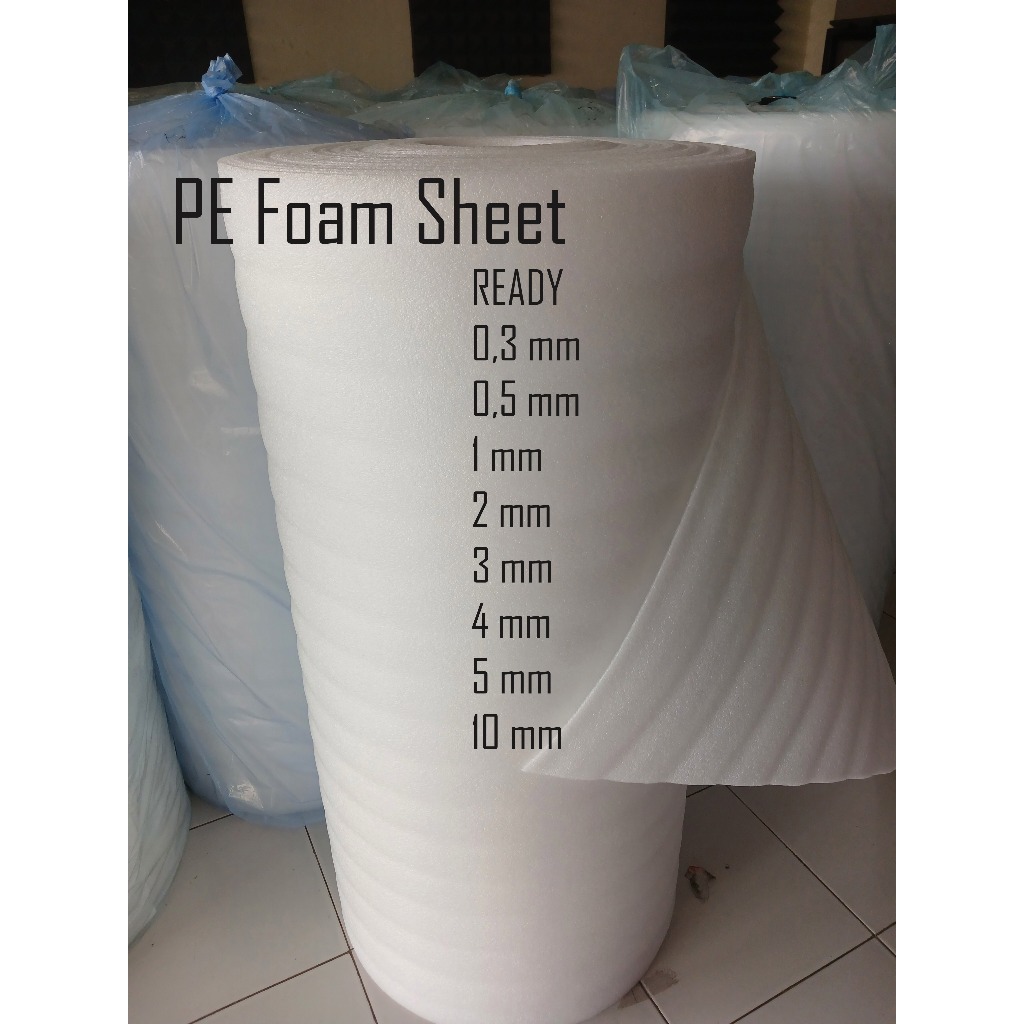 Jual Busa Packing PE Foam Sheet 10mm x 120cm x 100cm Parket, Lapisan ...