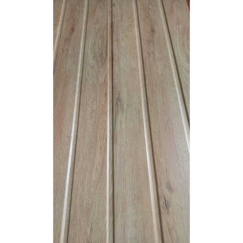 Jual Plafon PVC Shunda Serat Kayu laminate PL 3077 -3 | Shopee Indonesia