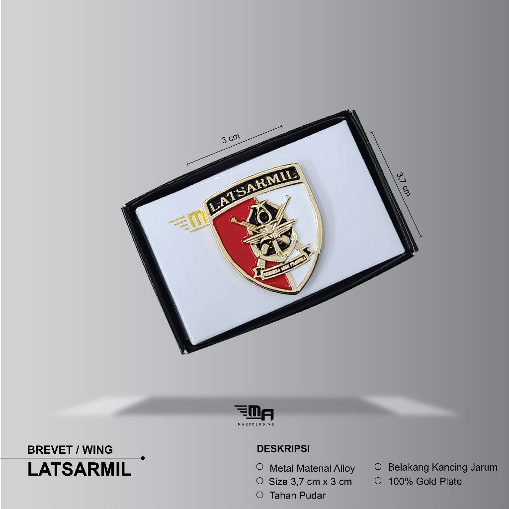 Jual WING LATSARMIL TERBARU DETAIL BREVET BRIVET PIN LATSARMIL TERBARU ...