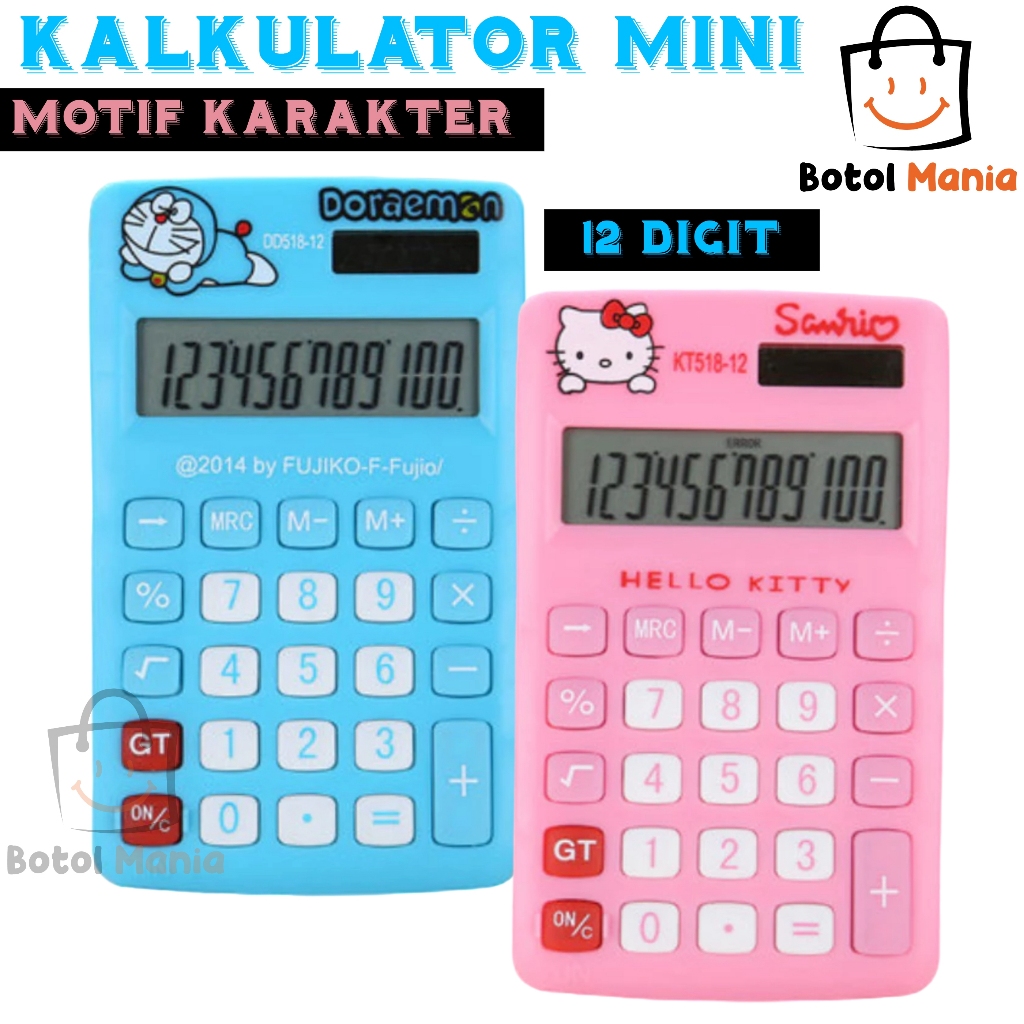 Jual BM - KALULATOR KARAKTER / CALCULATOR / KALKULATOR MINI MOTIF ...