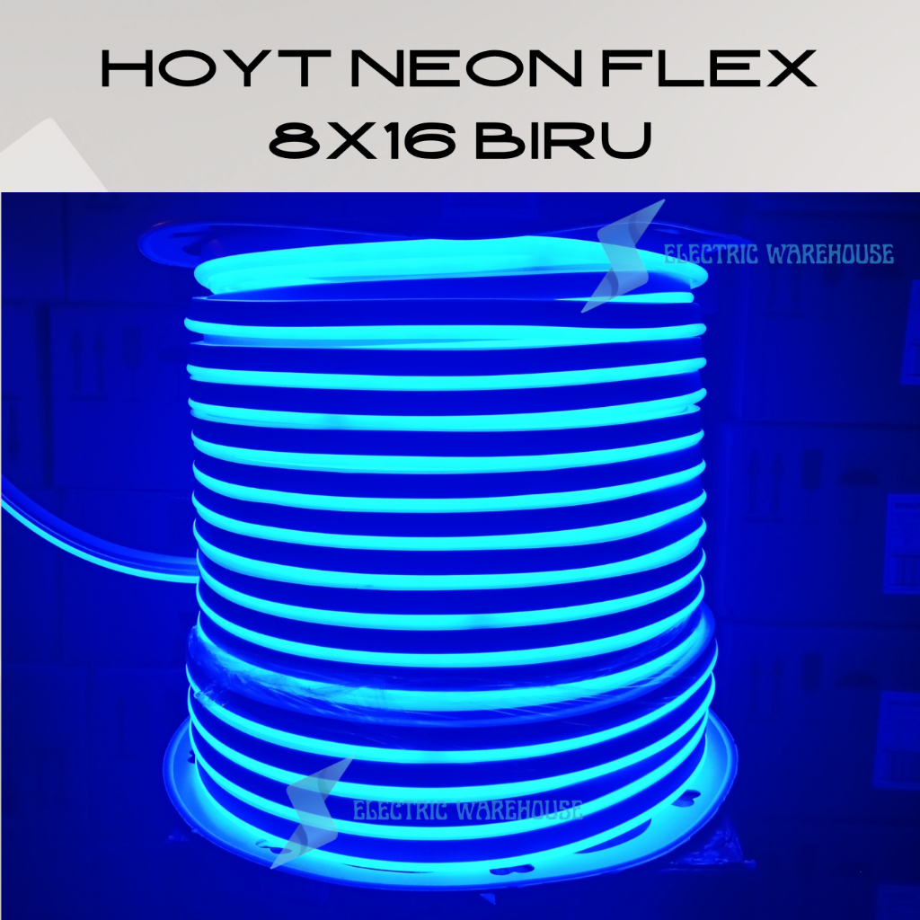 Jual HOYT NEON FLEX 8X16 / 8 X 16 PER METER 220V WARM WHITE , PUTIH ...